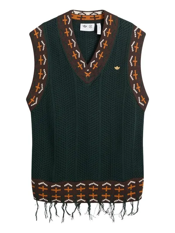 Adidas X Clot Knitted Vest - Green Night