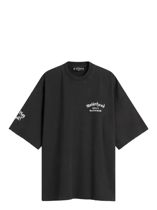 END. X Mastermind World X Motorhead Delivers T-shirt - Black