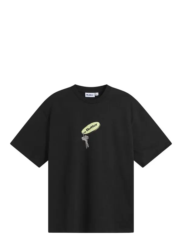 BUTTER GOODS Key Chain T-shirt - Black