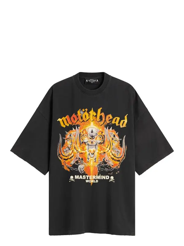 END. X Mastermind World X Motorhead Inferno T-shirt - Black