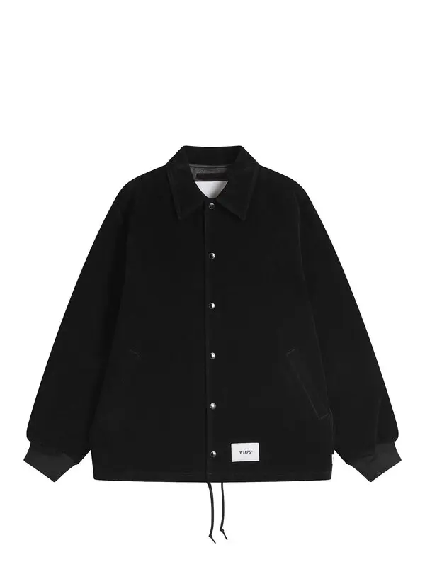 WTAPS Synthetic Suede Chief Jacket - Black