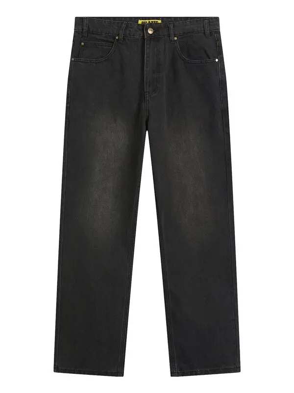 BUTTER GOODS Racer Relaxed Denim Jeans - Faded Black