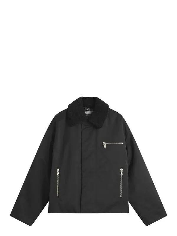 MKI MIYUKI ZOKU Padded Nylon Box Jacket - Black