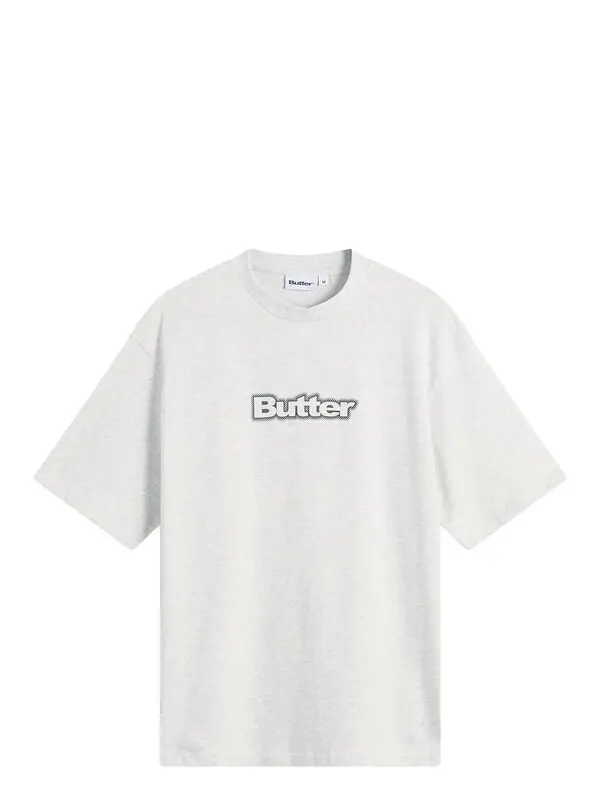 BUTTER GOODS Radiant Logo T-shirt - Ash