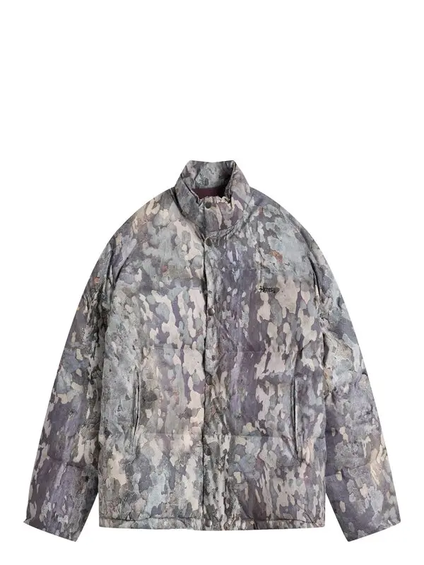 HERESY Bark Puffer Jacket - Print