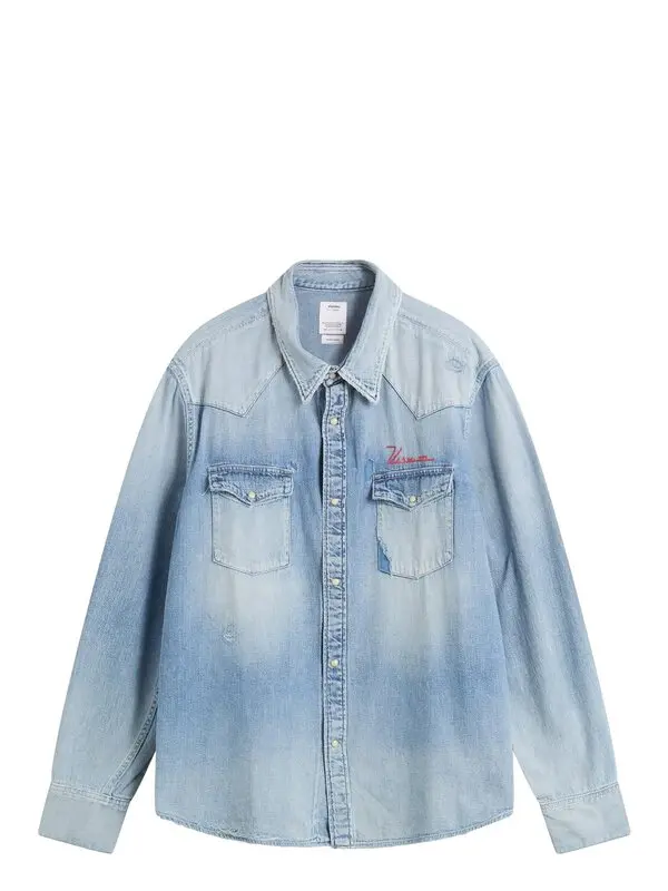 Visvim Social Sculpture Crash Shirt - Denim