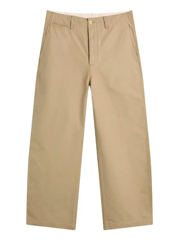 Visvim Wide Chino Trousers - Beige