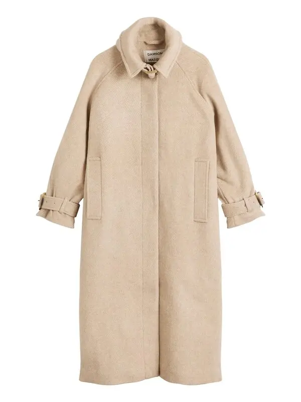 DAMSON MADDER Jude Wool Coat - Grey