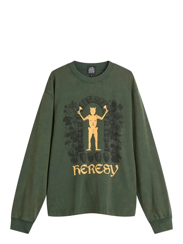 HERESY Gateway Long Sleeve T-shirt - Green