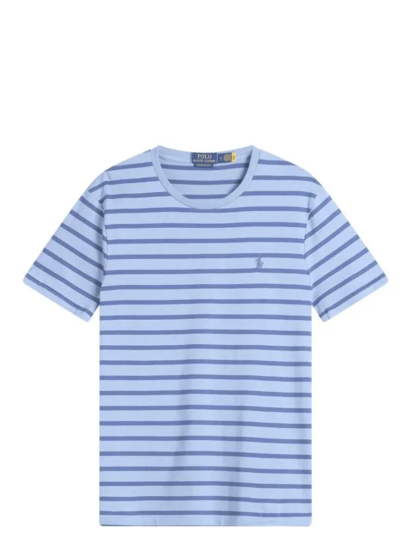 Polo Ralph Lauren Stripe T-shirt - Channel Blue/old Royal