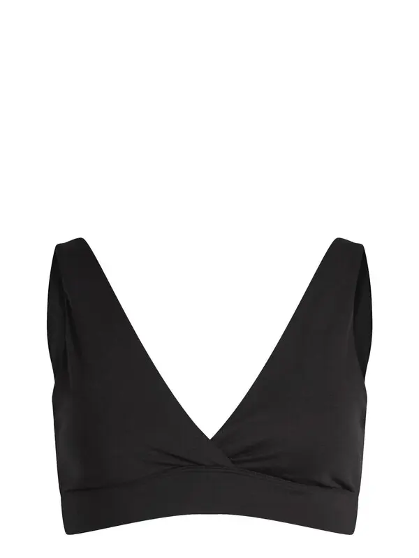 TALA Dayflex V Neck Sports Bra - Shadow Black