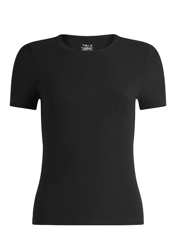 TALA 365 Sculpting Lounge Long Line T-shirt - Shadow Black
