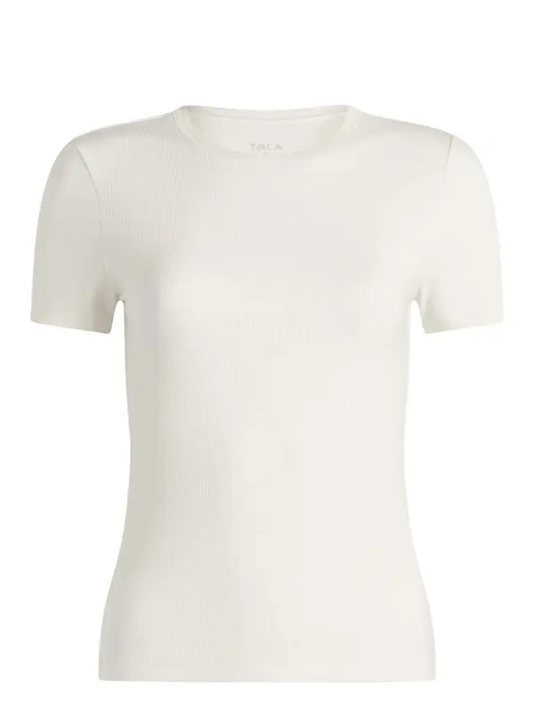 TALA 365 Long Line T-shirt - Coconut Milk