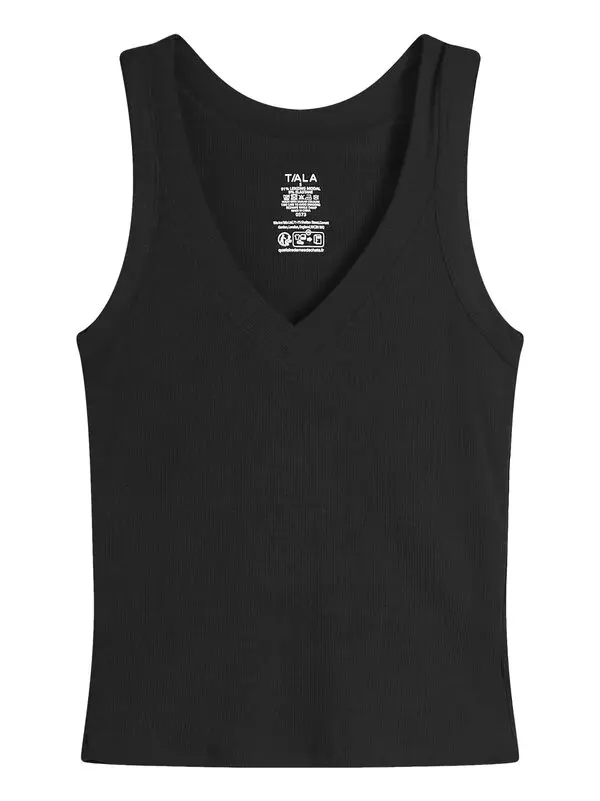 TALA 365 2-way Wear Racer Tank - Shadow Black