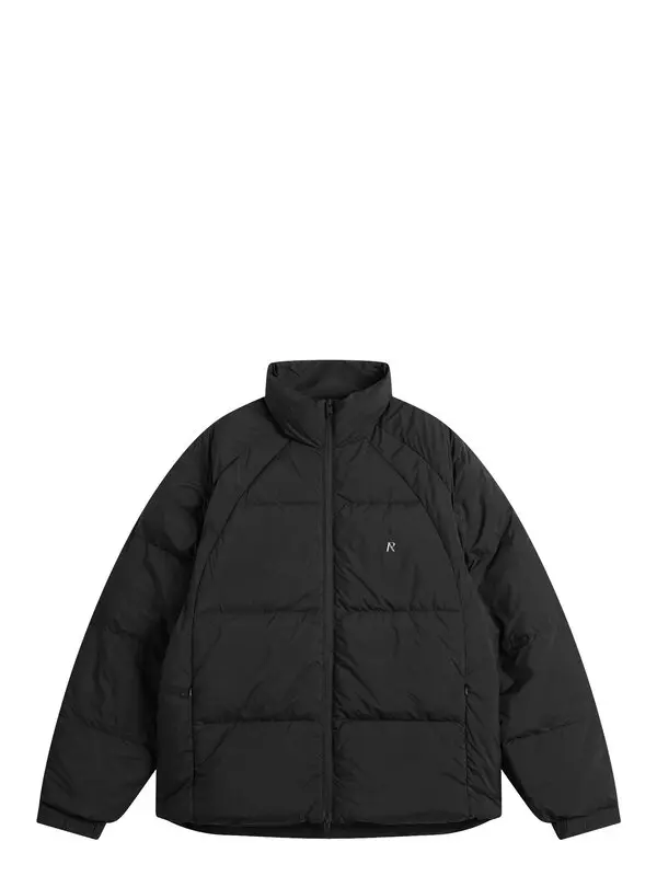 REPRESENT Funnel Neck Puffer Jacket - Black