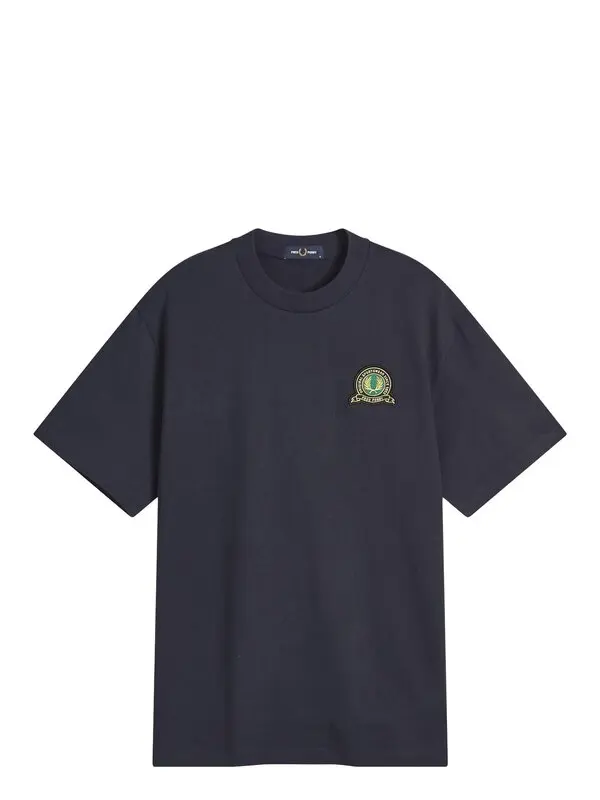 Fred Perry Tennis Badge T-shirt - Navy