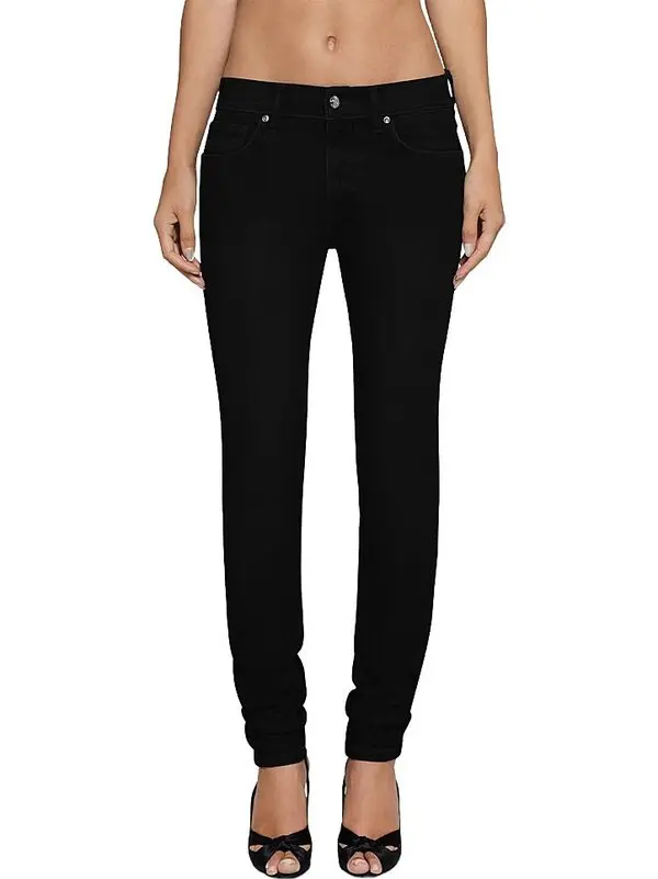 EB DENIM Moss Mid-rise Skinny Jeans - Noir