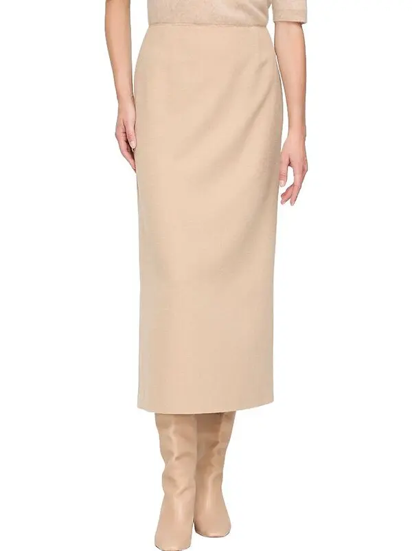 Lafayette 148 New York Pencil Skirt - Natural