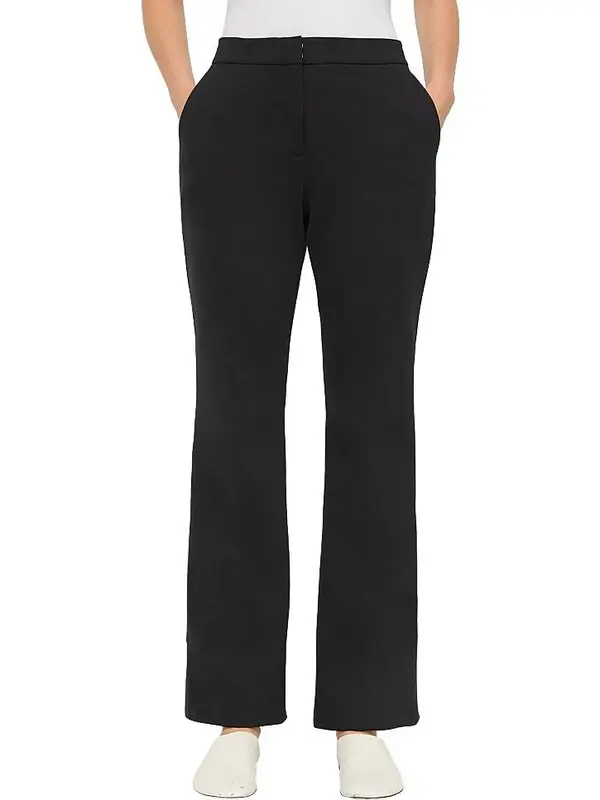 Lafayette 148 New York Gates Flare Ankle-length Trousers - Black