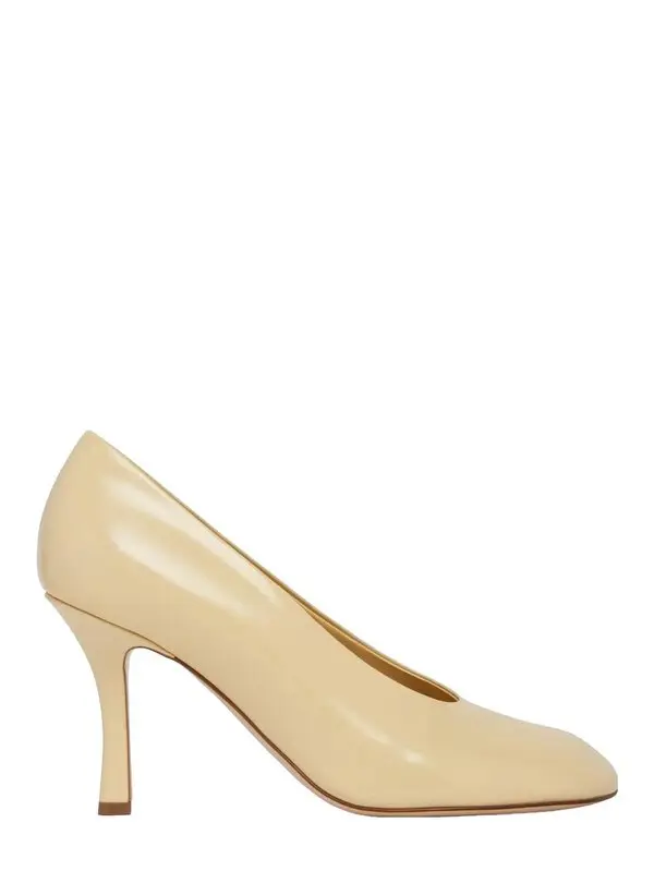 Burberry Round-toe Slip-on Pumps - Daffodil