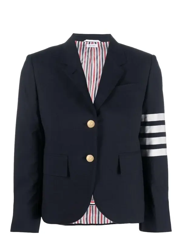 Thom Browne Tailored Wool Coat - Multicolor
