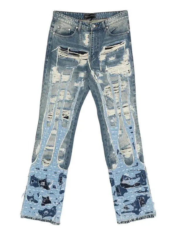 WHO DECIDES WAR BY EV BRAVADO Flame Bord Denim - Blue