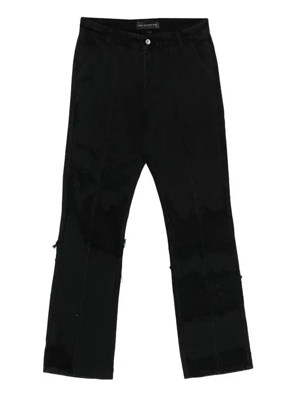 WHO DECIDES WAR BY EV BRAVADO Denim - Black