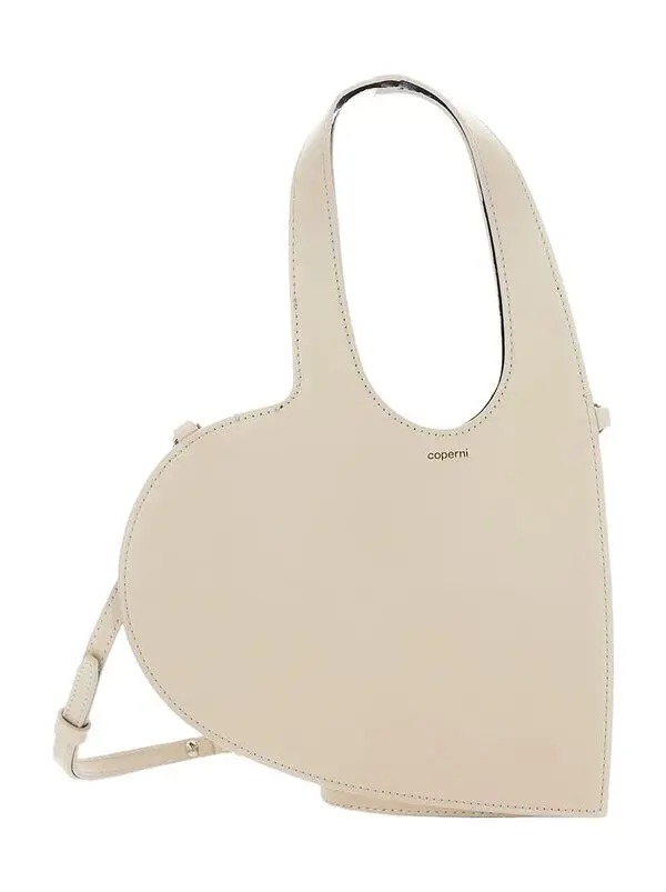 Coperni Heart-shaped Shoulder Bag - Beige