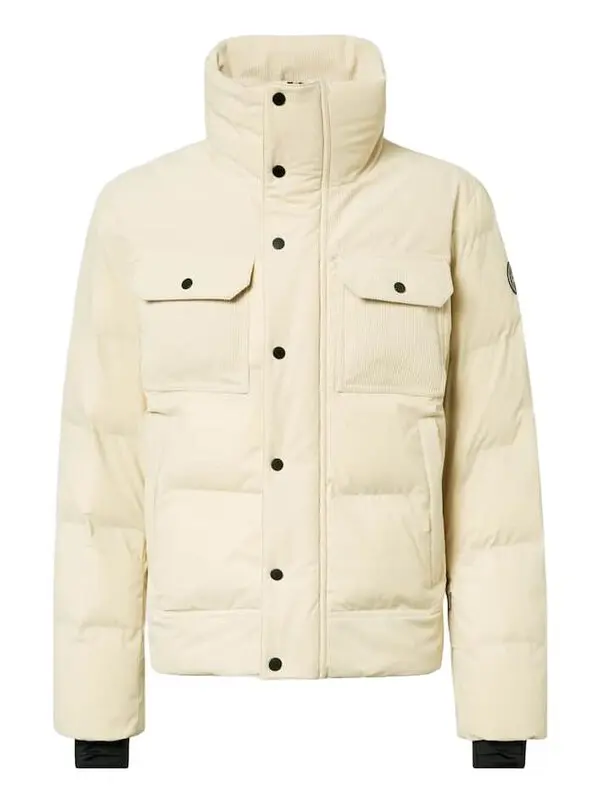 Fusalp Carlo Corduroy-trimmed Ski Jacket - White