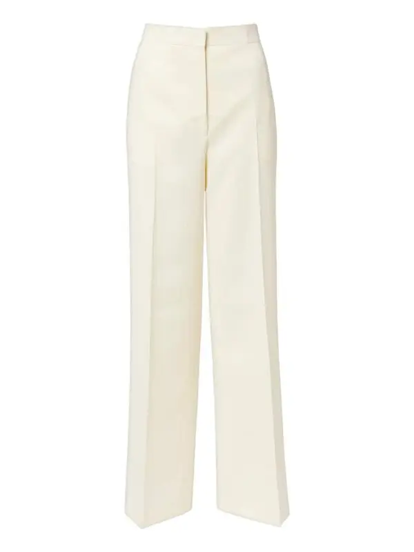 FFORME Agel Wide-leg Wool Pants - White