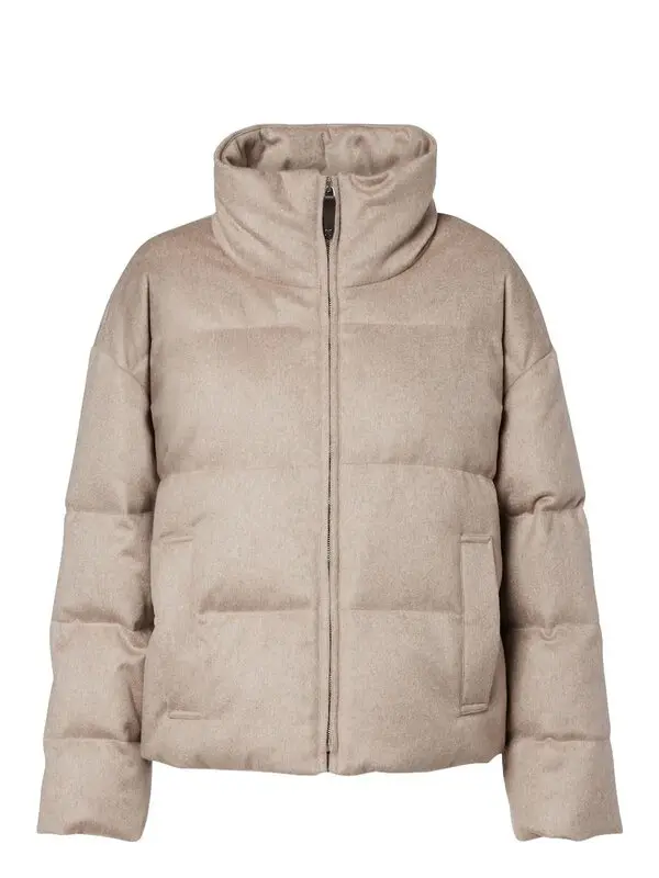 Max Mara The Cube Destino Cashmere Down Jacket - Beige