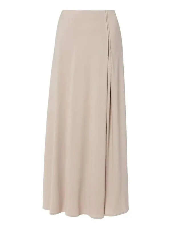 Max Mara Stilla Virgin Wool Maxi Skirt - Beige