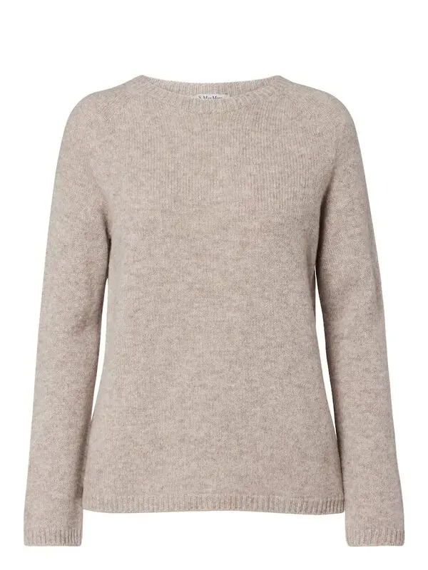 Max Mara Georg Wool And Cashmere-blend Sweater - Beige