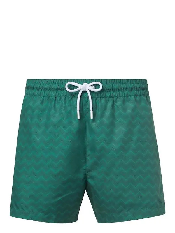 Missoni Zig Zag Swim Trunks - Green