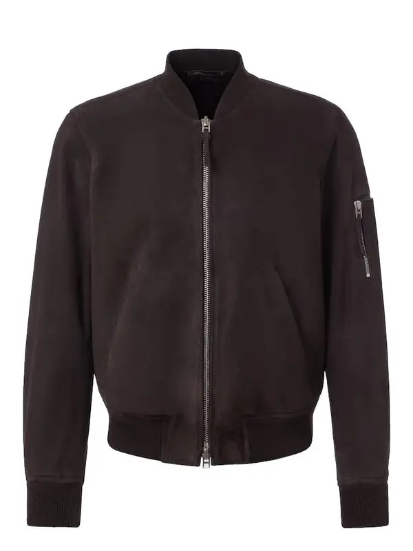 TOM FORD Suede Leather Jacket - Brown