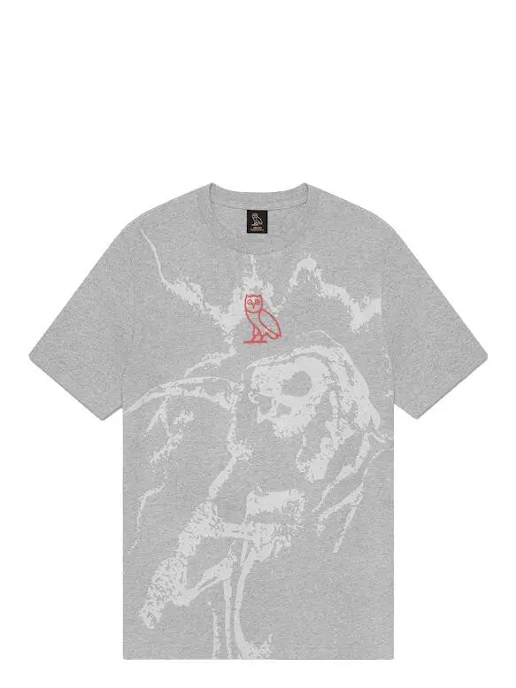 OVO Grim Reaper T-shirt - Heather Grey