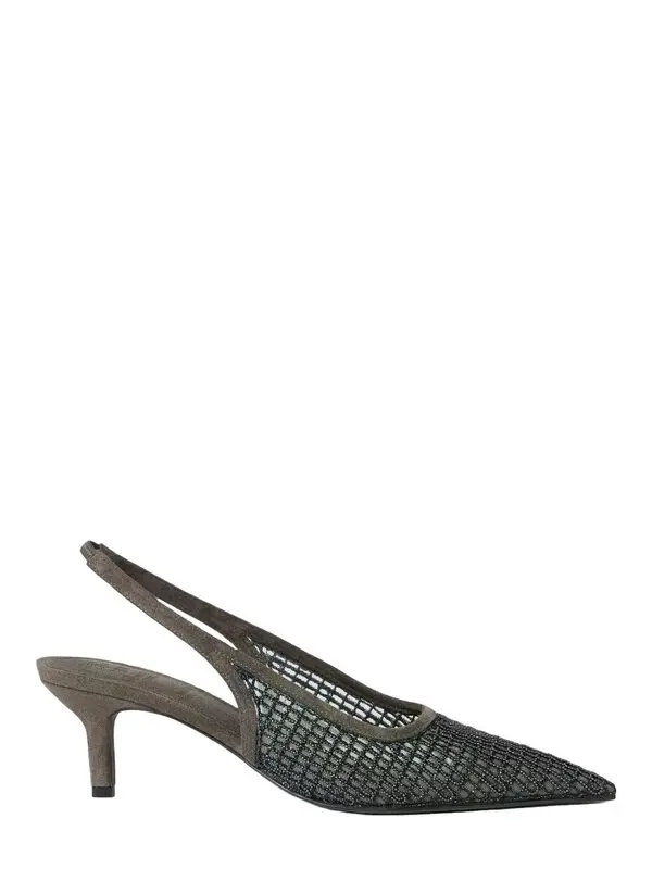 Brunello Cucinelli Slingback Pumps - Black