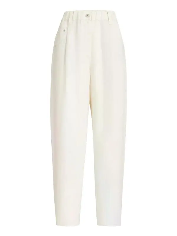 Brunello Cucinelli Belt-loop Trousers - Neutrals