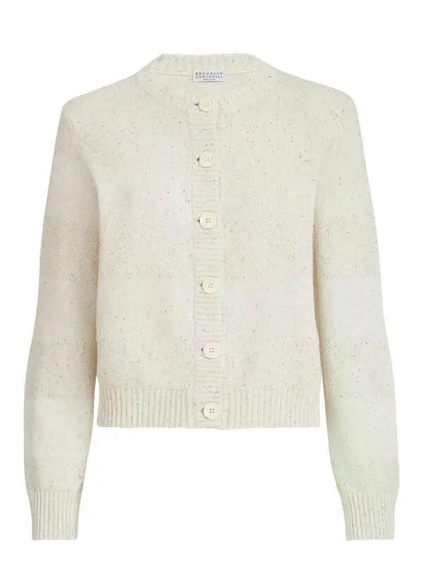 Brunello Cucinelli Buttoned Cardigan - Neutrals
