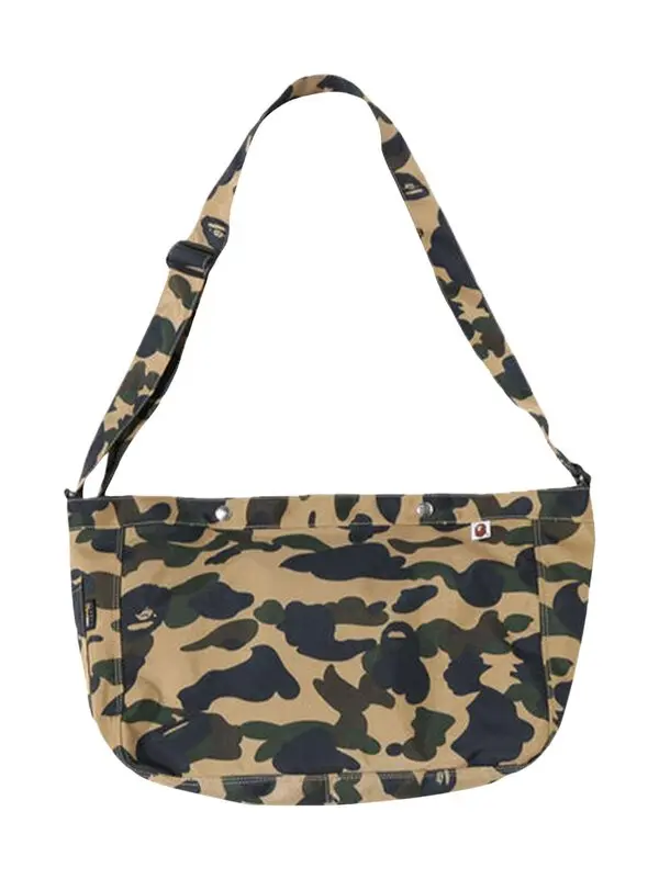 A BATHING APE 1st Camo Cordura Shoulder Bag - Yellow