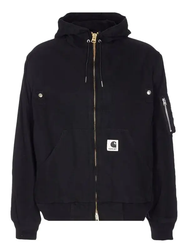 Sacai X Carhartt Wip Hooded Blouson - Black