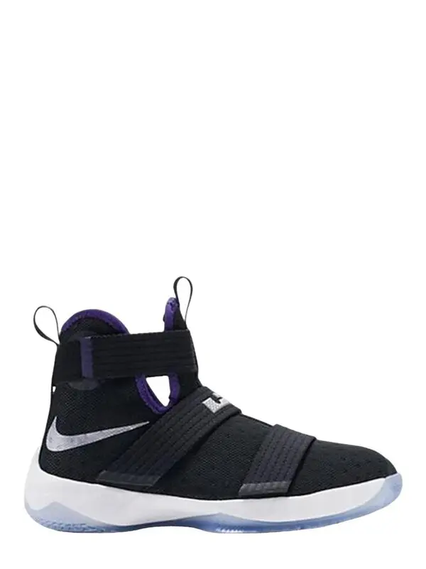 Nike Lebron Soldier 10 Gs Sacramento Kings Sneakers - Black