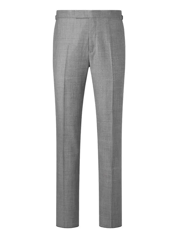 TOM FORD Slim-fit Wool Suit Trousers - Gray