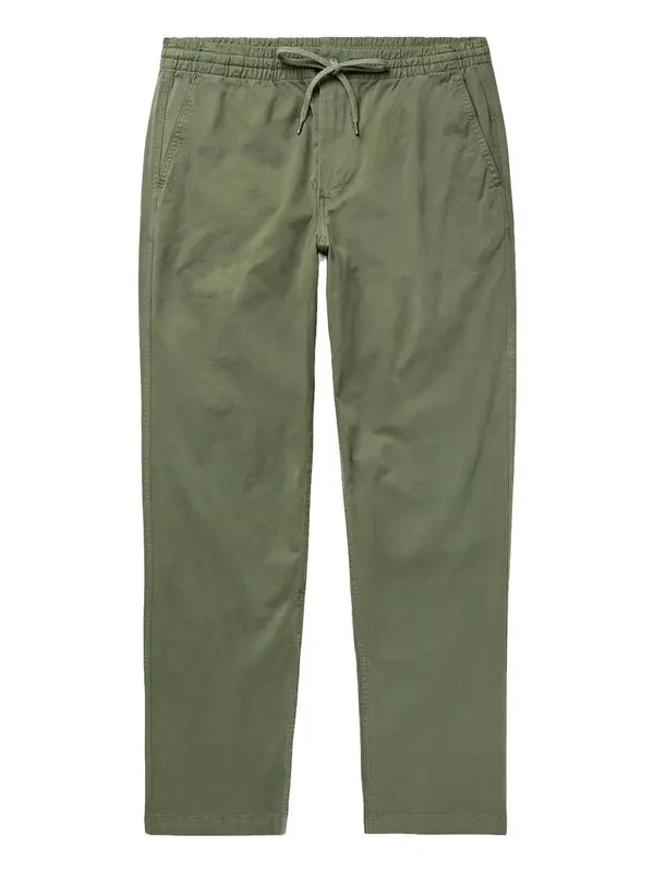 Polo Ralph Lauren Prepster Tapered Cotton-blend Twill Trousers - Green