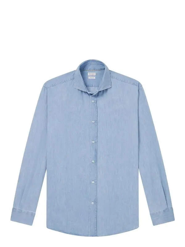 Brunello Cucinelli Denim Shirt - Blue