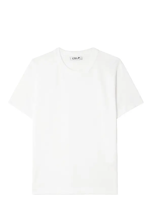 CDLP Tencel™ Lyocell And Cotton-blend T-shirt - White