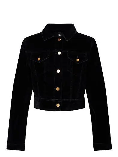 Paige Chantal Modal-blend Velvet Jacket - Onyx Rich Velvet