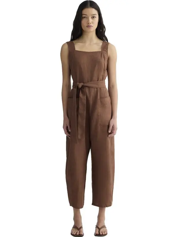 Everlane Linen Coverall - Cedarwood