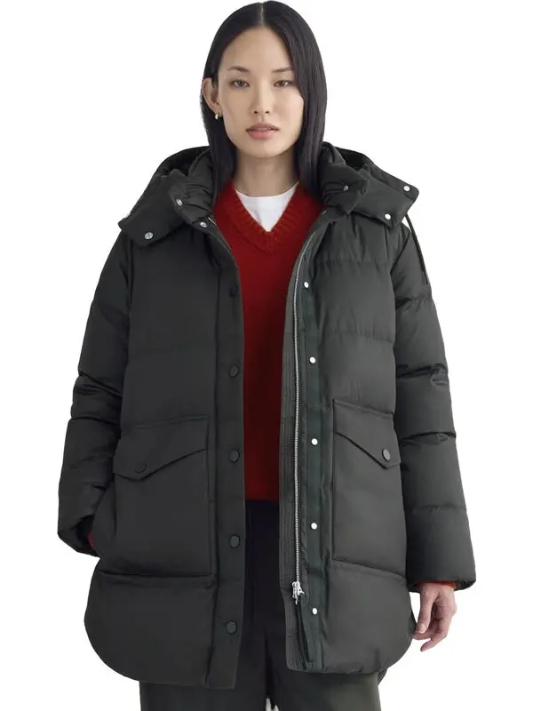 Everlane Everpuff™ Long Padded Coat - Black