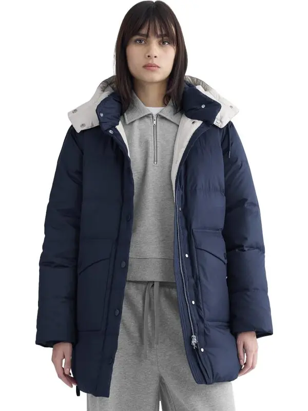Everlane Everpuff™ Long Padded Coat - Navy